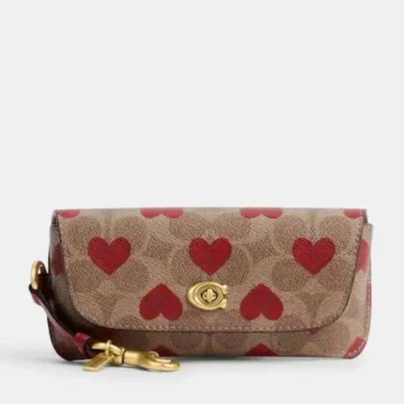 Coach | Accessories | Nwt 89 Coach Heart Signature Sunglass Case | Poshmark